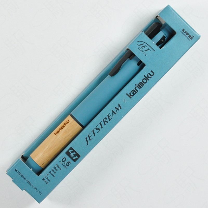 Uni Mitsubishi Jetstream x Karimoku multipen 4 ballpens and 1 pencil 0 ...