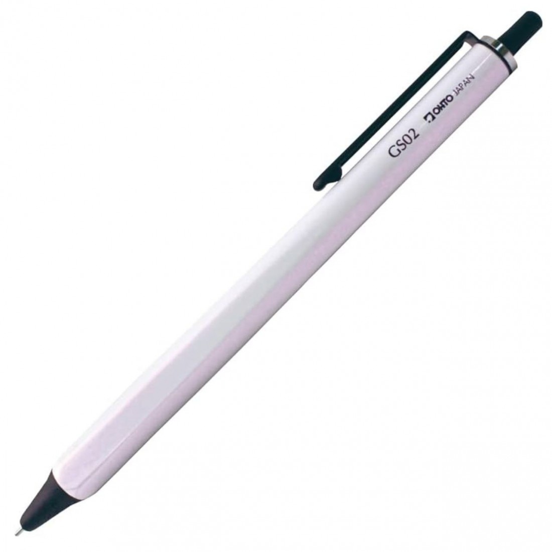 Ohto Auto Roller Gel Ballpoint Pen GS02 Pearl White GS02-G5-WT